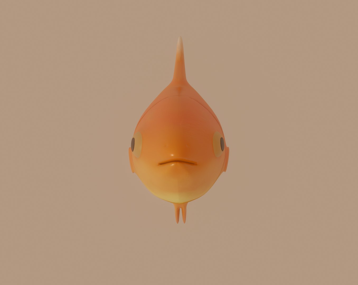 3D Model Goldfish Fish - TurboSquid 1611135