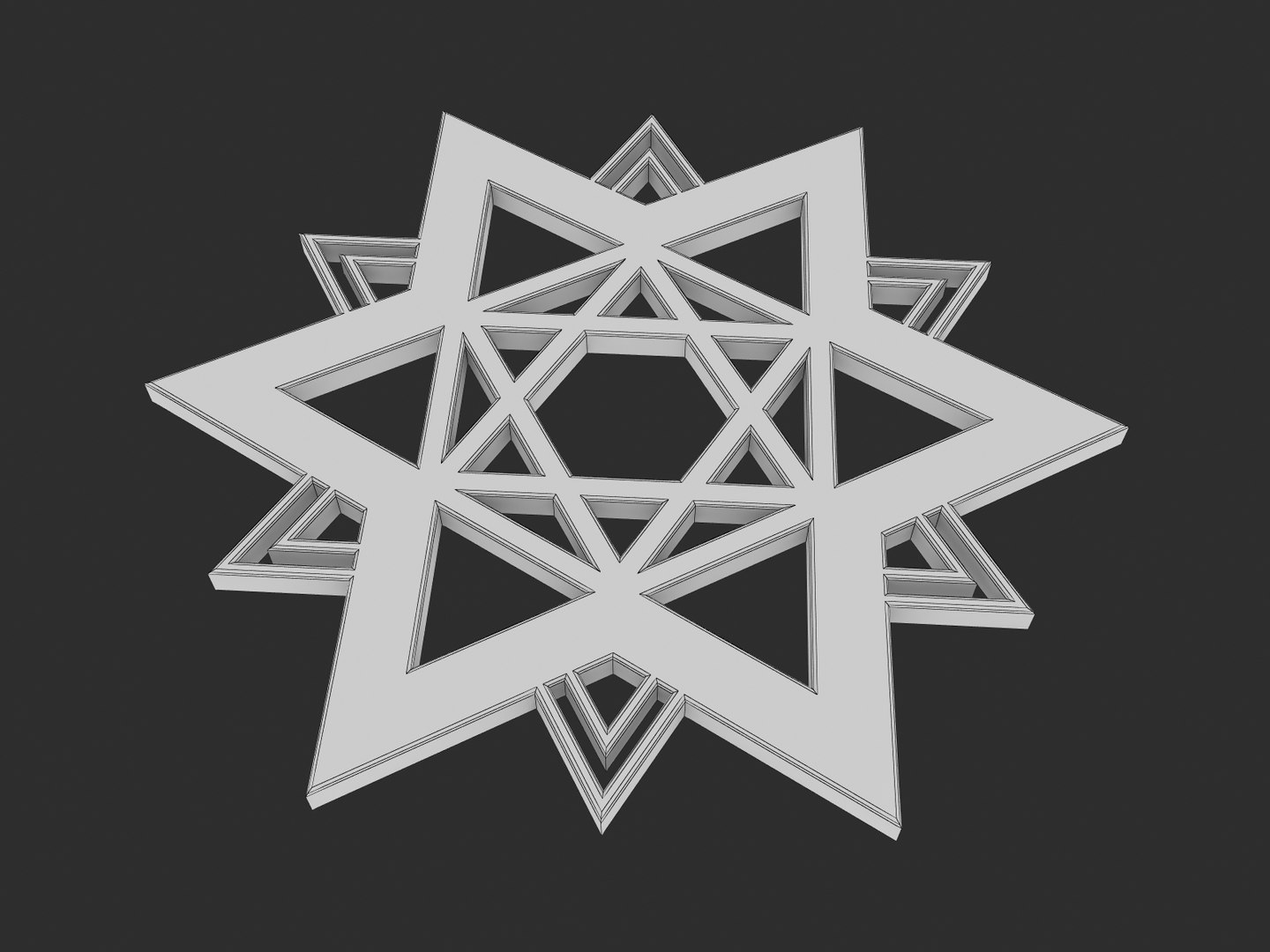 3D Star David Model - TurboSquid 1429500