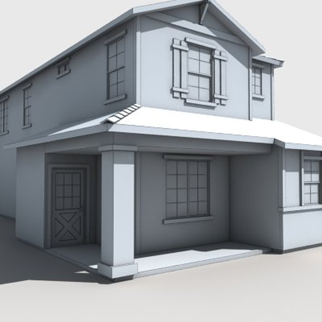 3ds Max Subdivision House