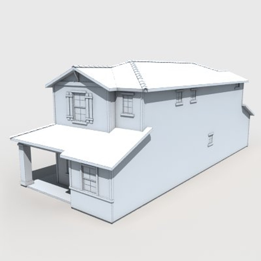 3ds Max Subdivision House