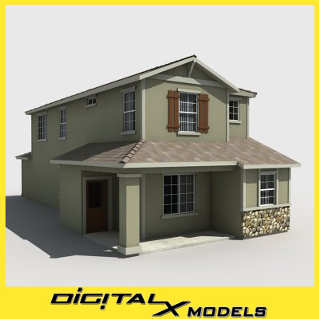 3ds Max Subdivision House