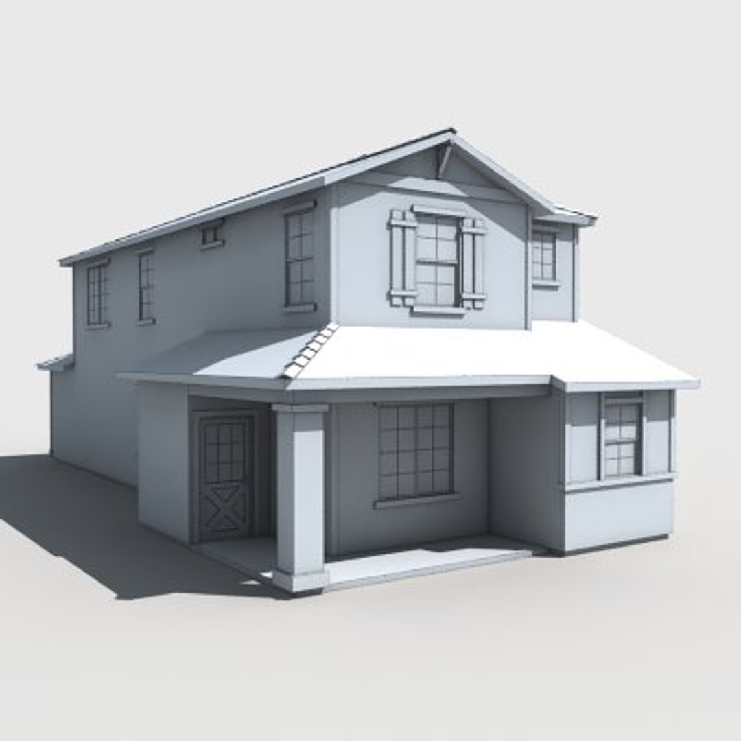 3ds Max Subdivision House