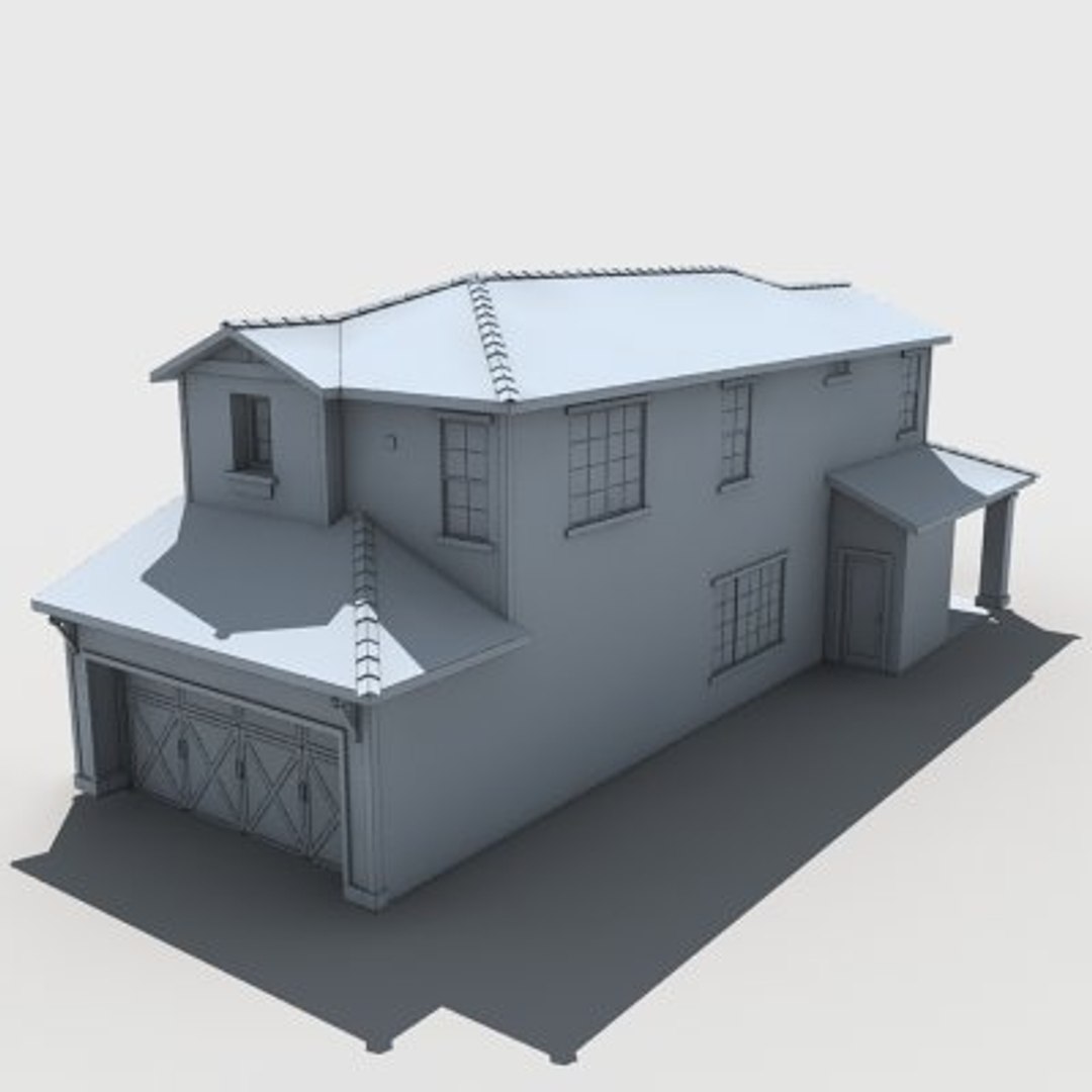 3ds Max Subdivision House