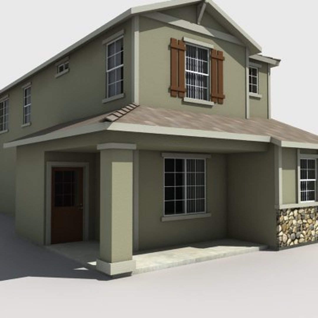 3ds Max Subdivision House