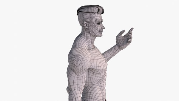Stylized Human Male Muscular Rigged 3D - TurboSquid 1959385