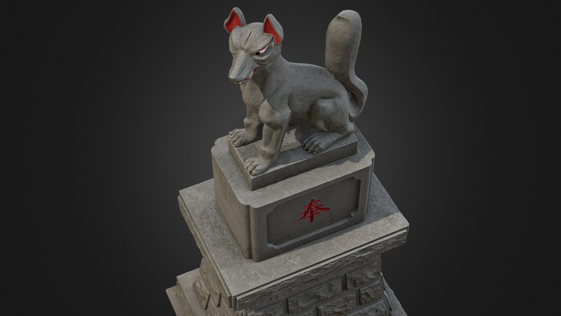 8k Inari Foxes Shrine 3D Model | 1147479 | TurboSquid