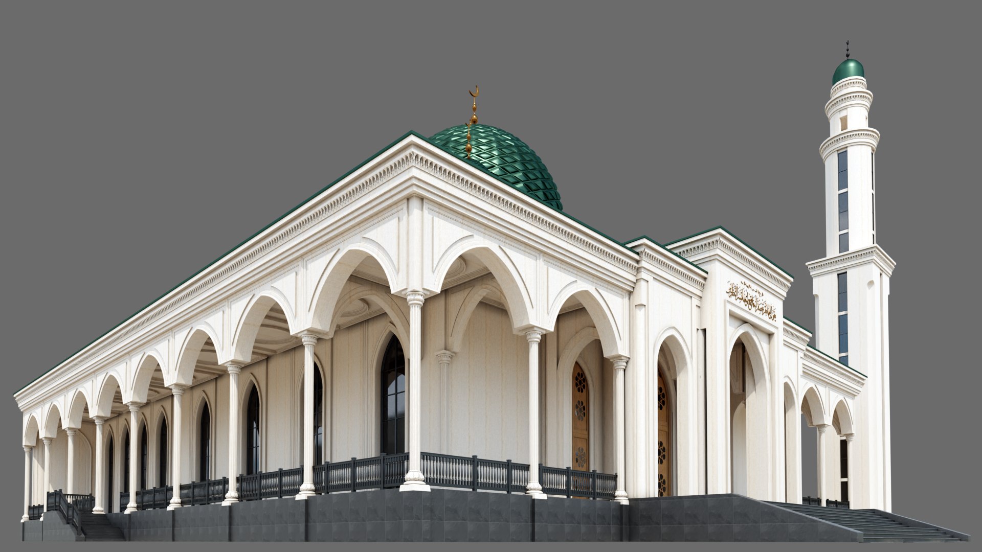 Mosque 3D Model - TurboSquid 2029012