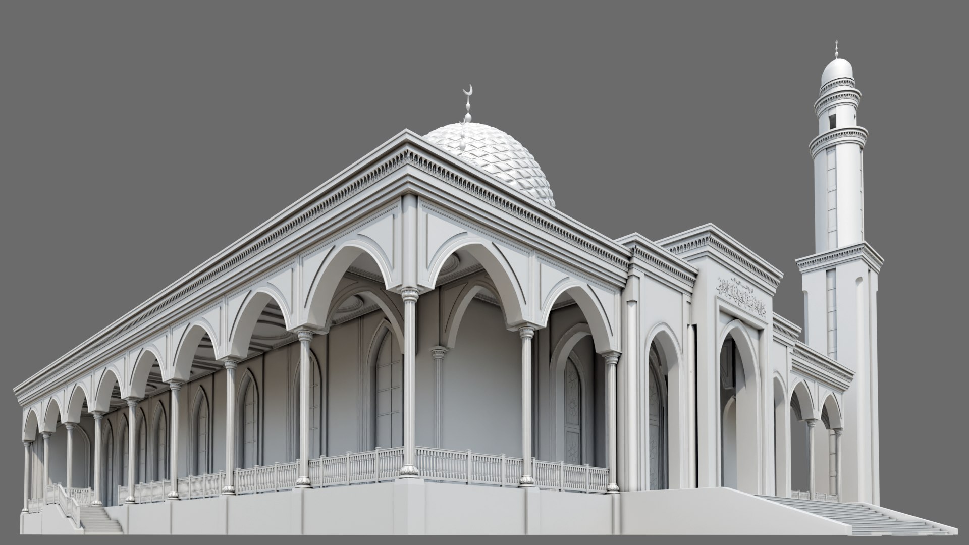 Mosque 3D Model - TurboSquid 2029012