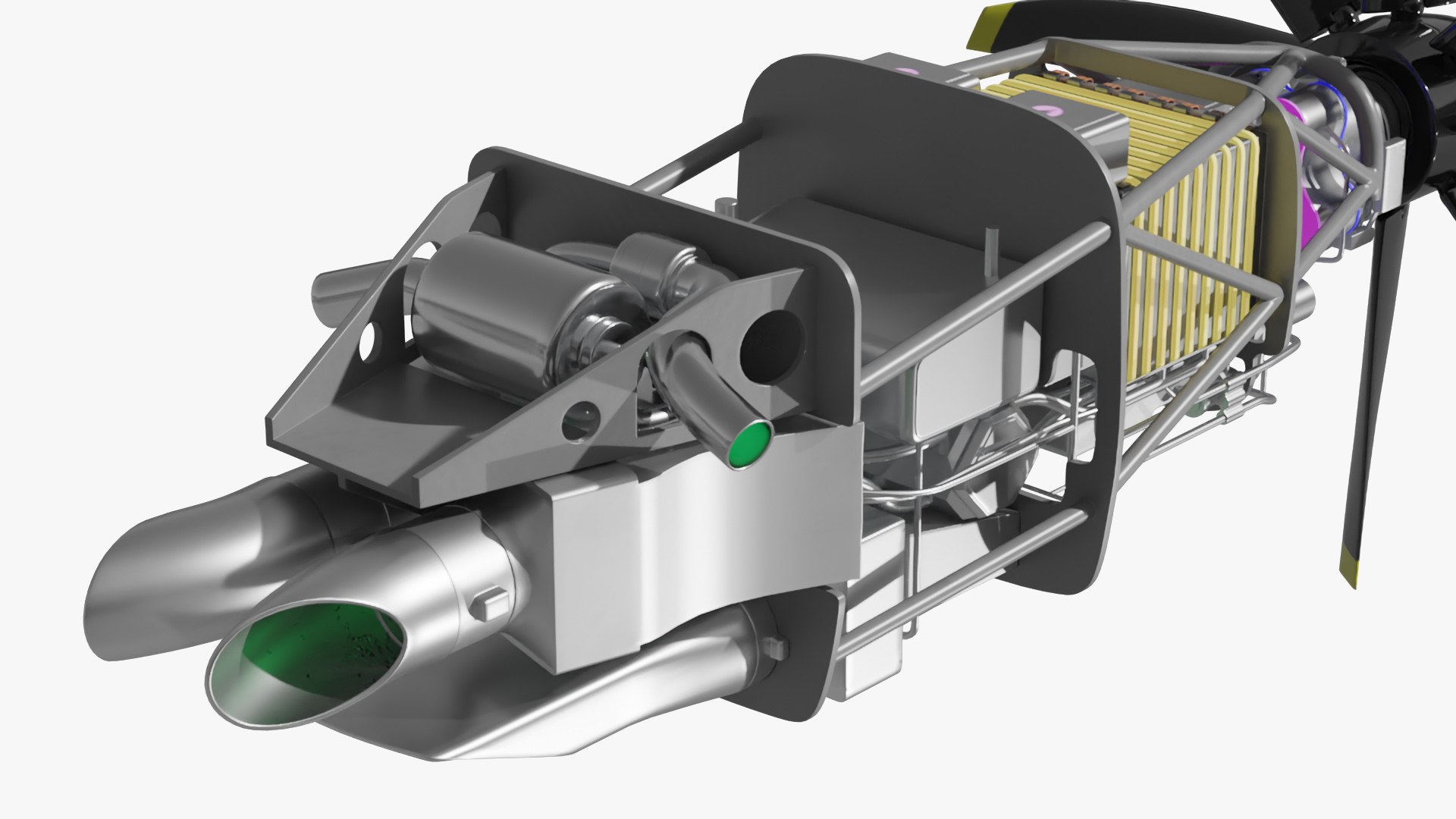 Advanced Hydrogen Fuel Cell Engine 3D Model - TurboSquid 2379528