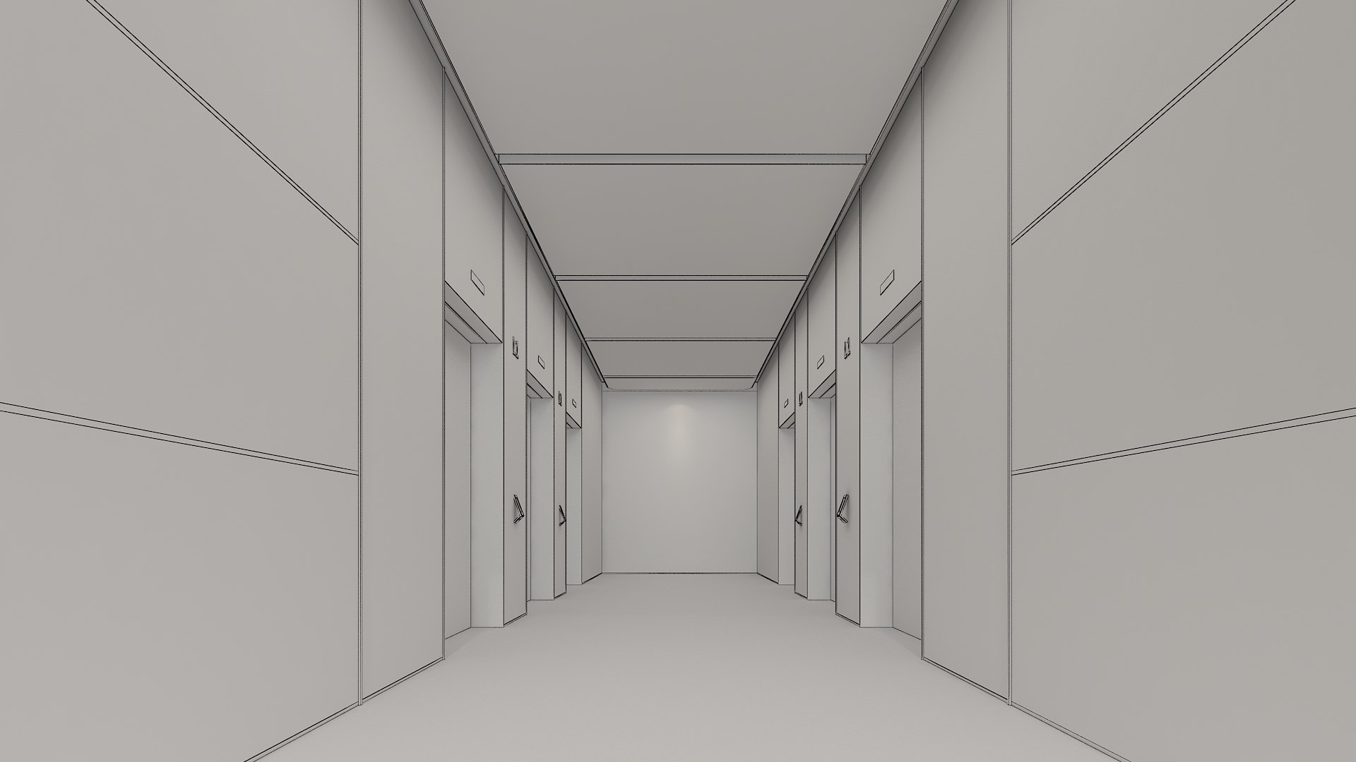 3D Modern Hall 01 Model - TurboSquid 1738936