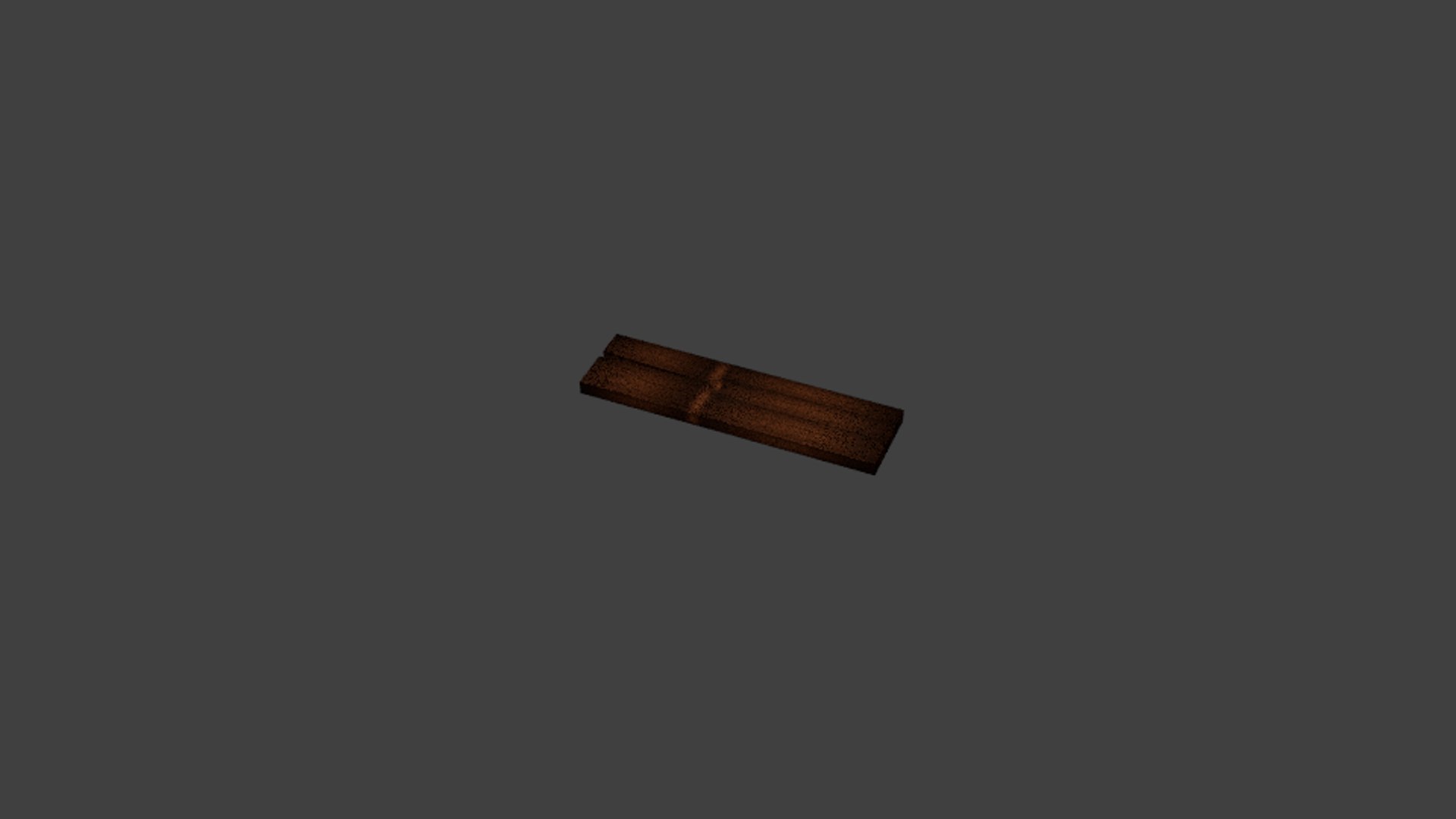 Wooden Plank 3d Model