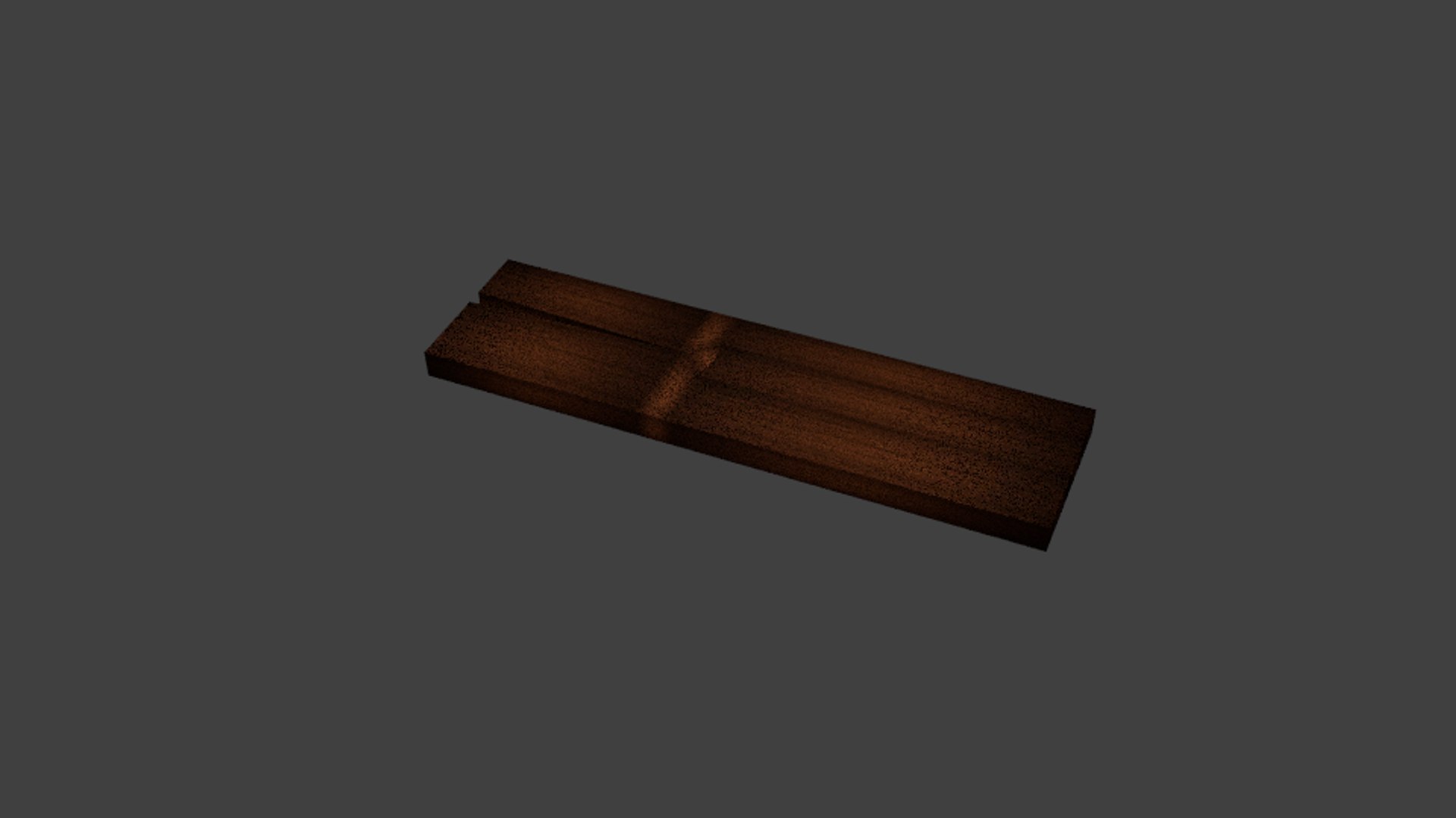 Wooden Plank 3d Model