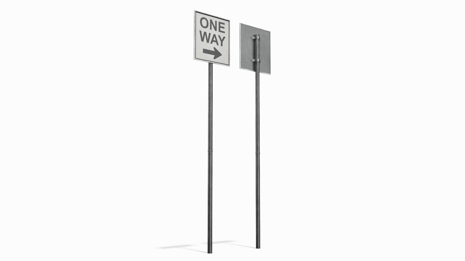 3D Model Sign Traffic Pbr - TurboSquid 1685673