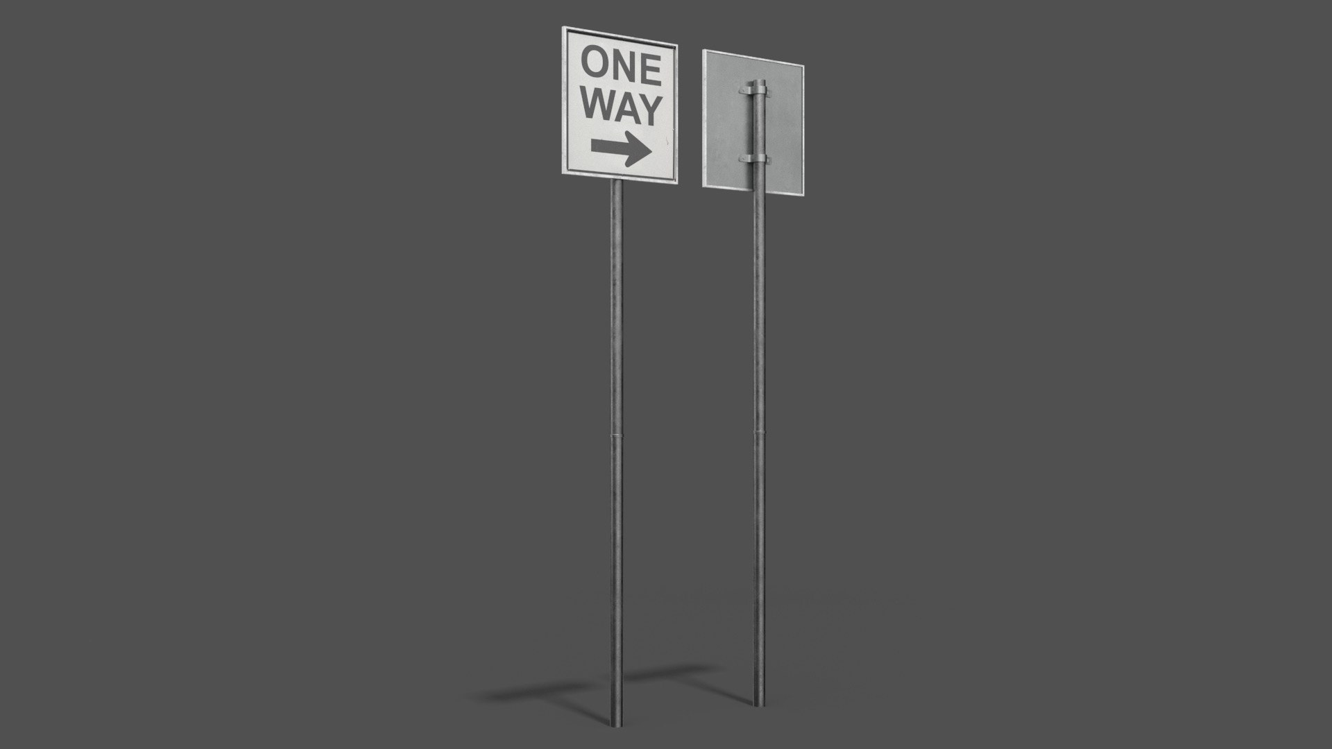 3D Model Sign Traffic Pbr - TurboSquid 1685673