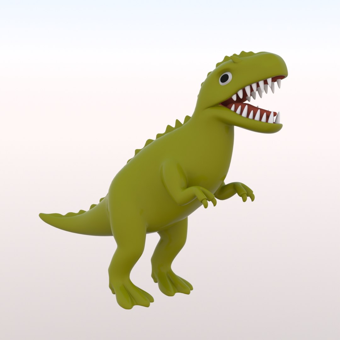 Toy T-rex 3d Lwo