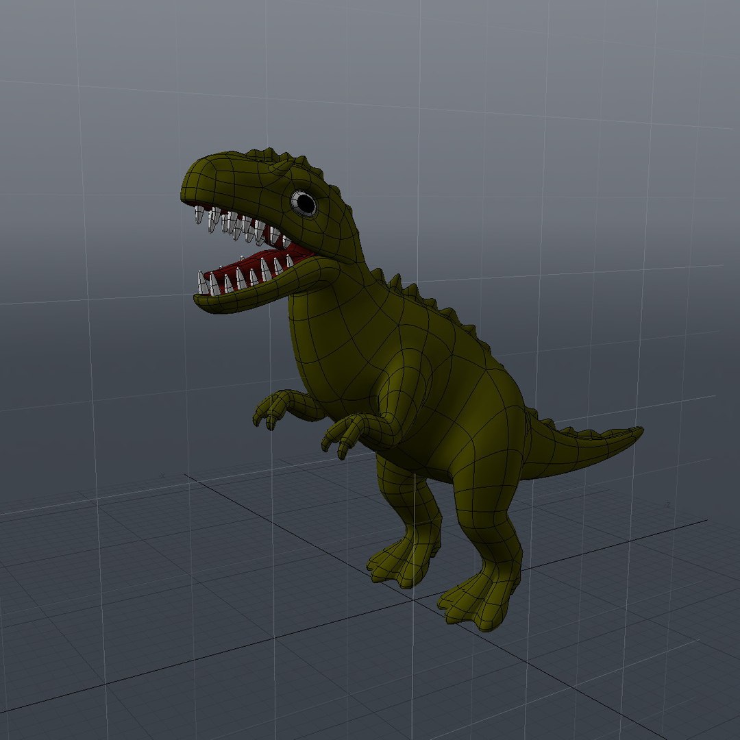 Toy T-rex 3d Lwo