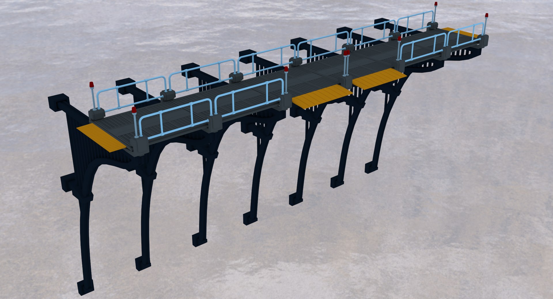 Sci-fi Bridge Scene Toolbag 3d Max