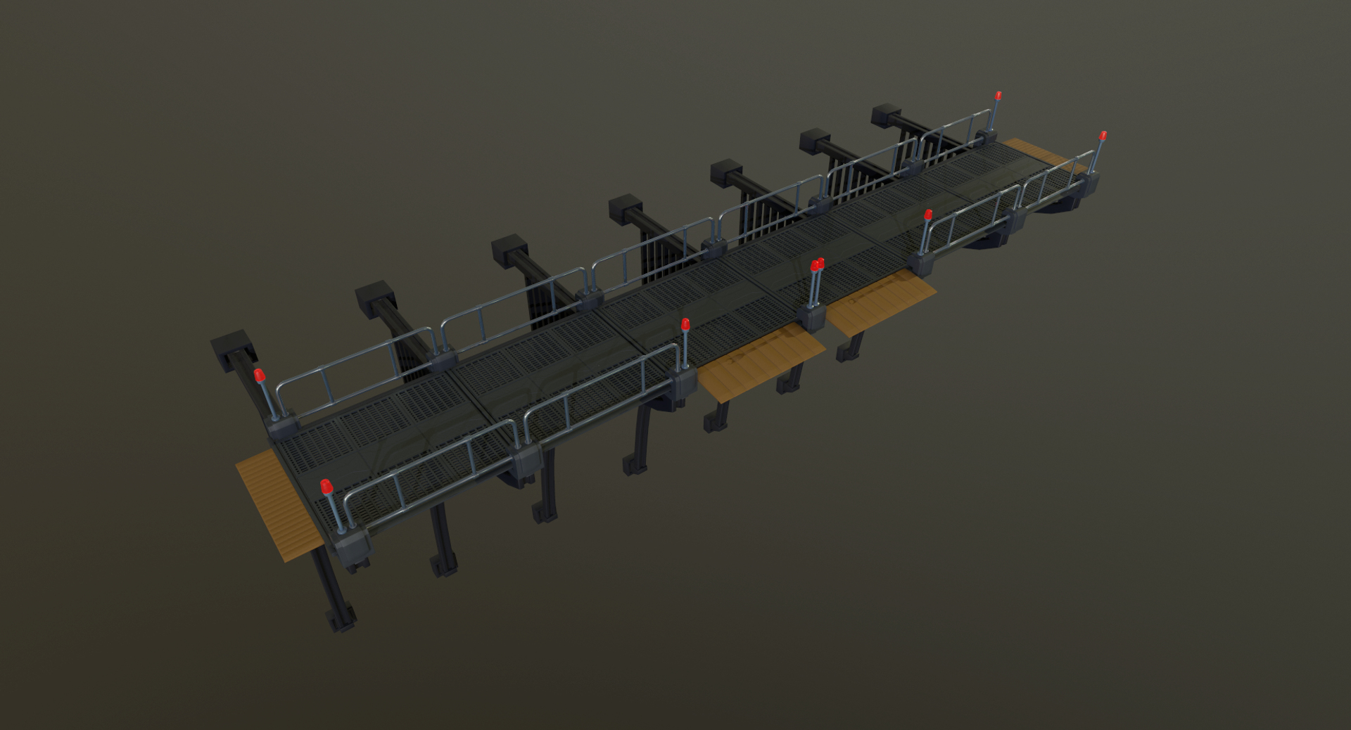 Sci-fi Bridge Scene Toolbag 3d Max