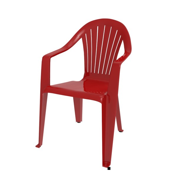 3d plastic chair model