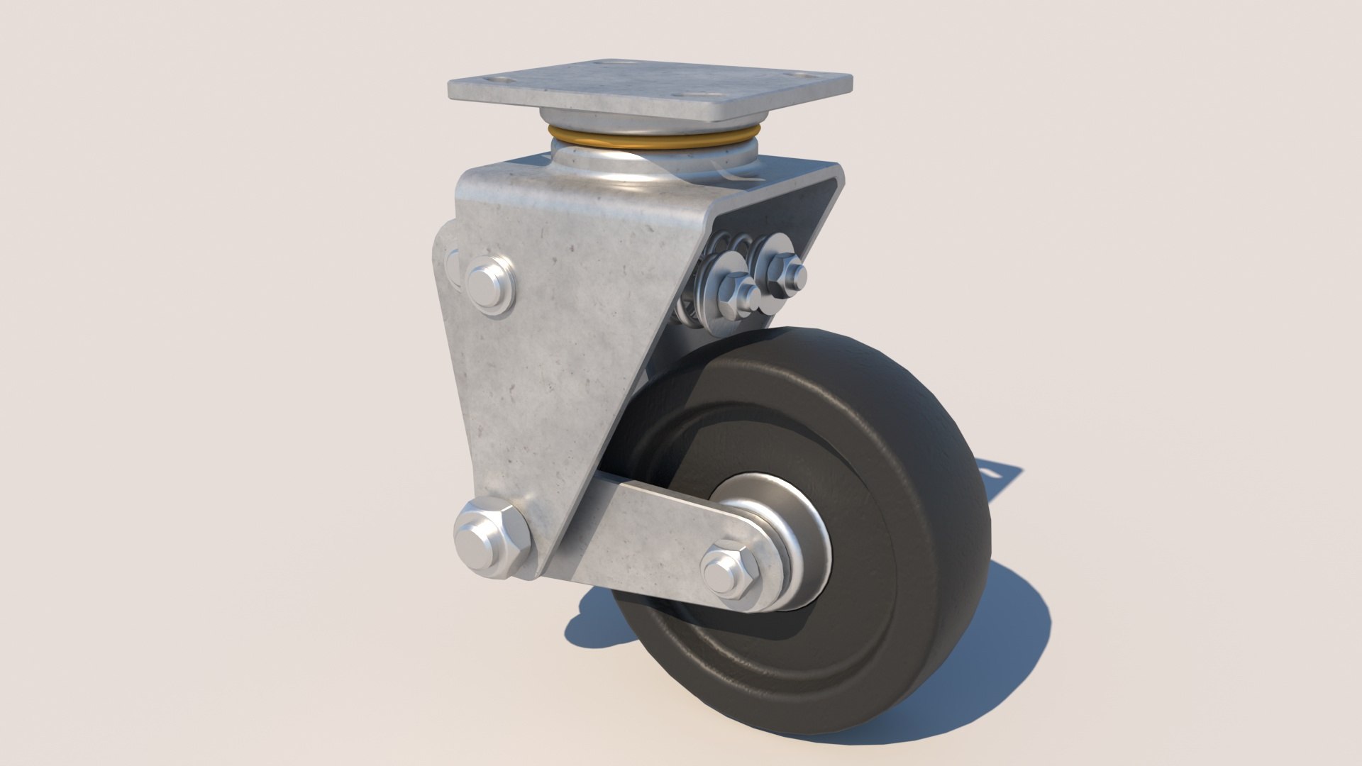Caster Wheel 3D Model - TurboSquid 1622604