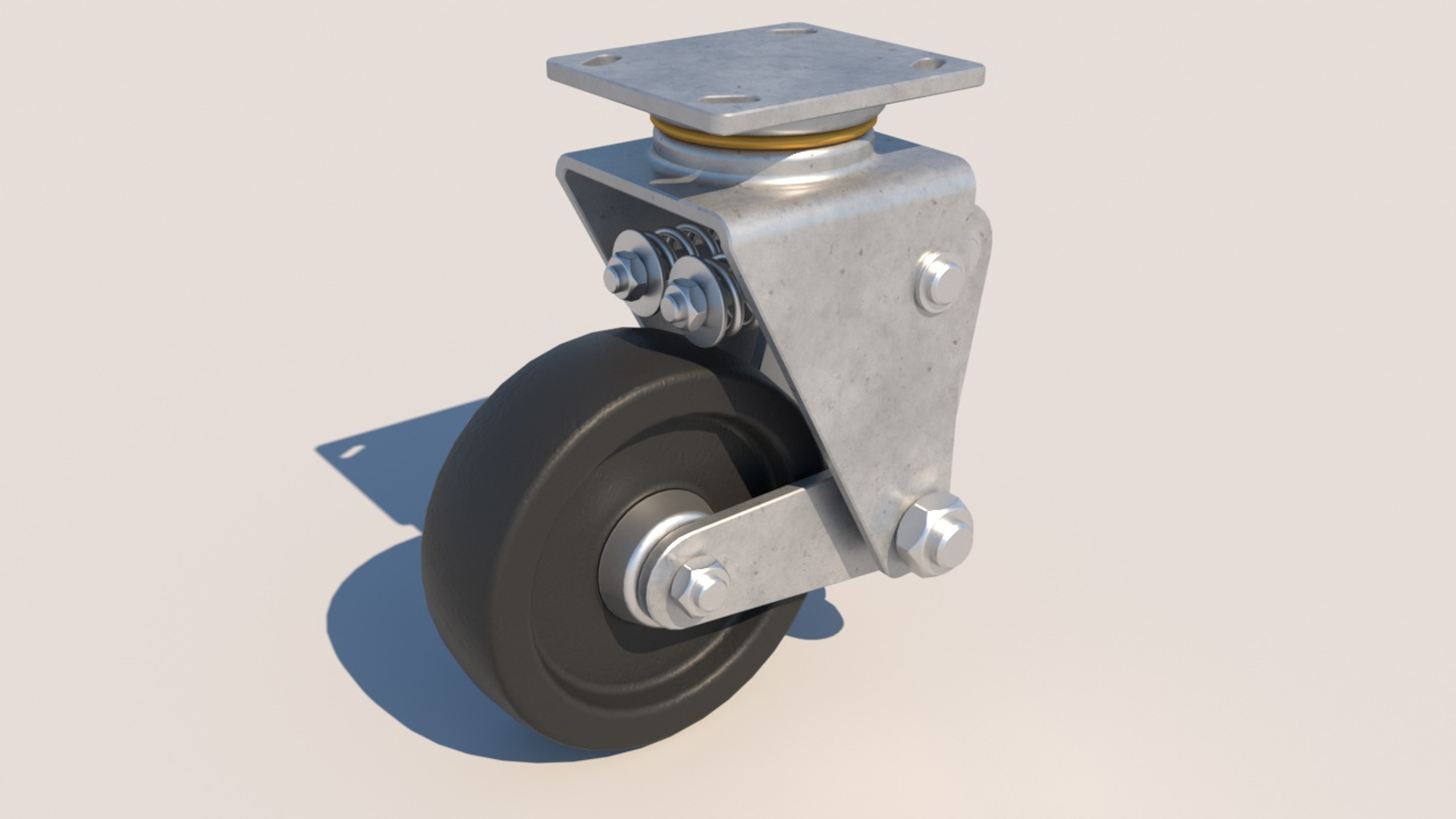 Caster Wheel 3D Model - TurboSquid 1622604