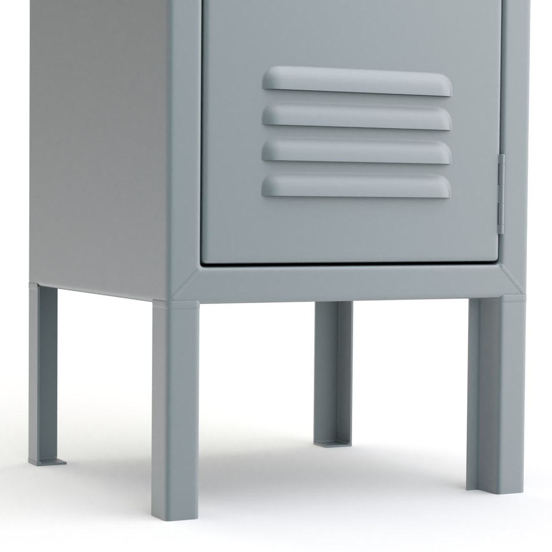 Metal Locker With Padlock Model - TurboSquid 2078072