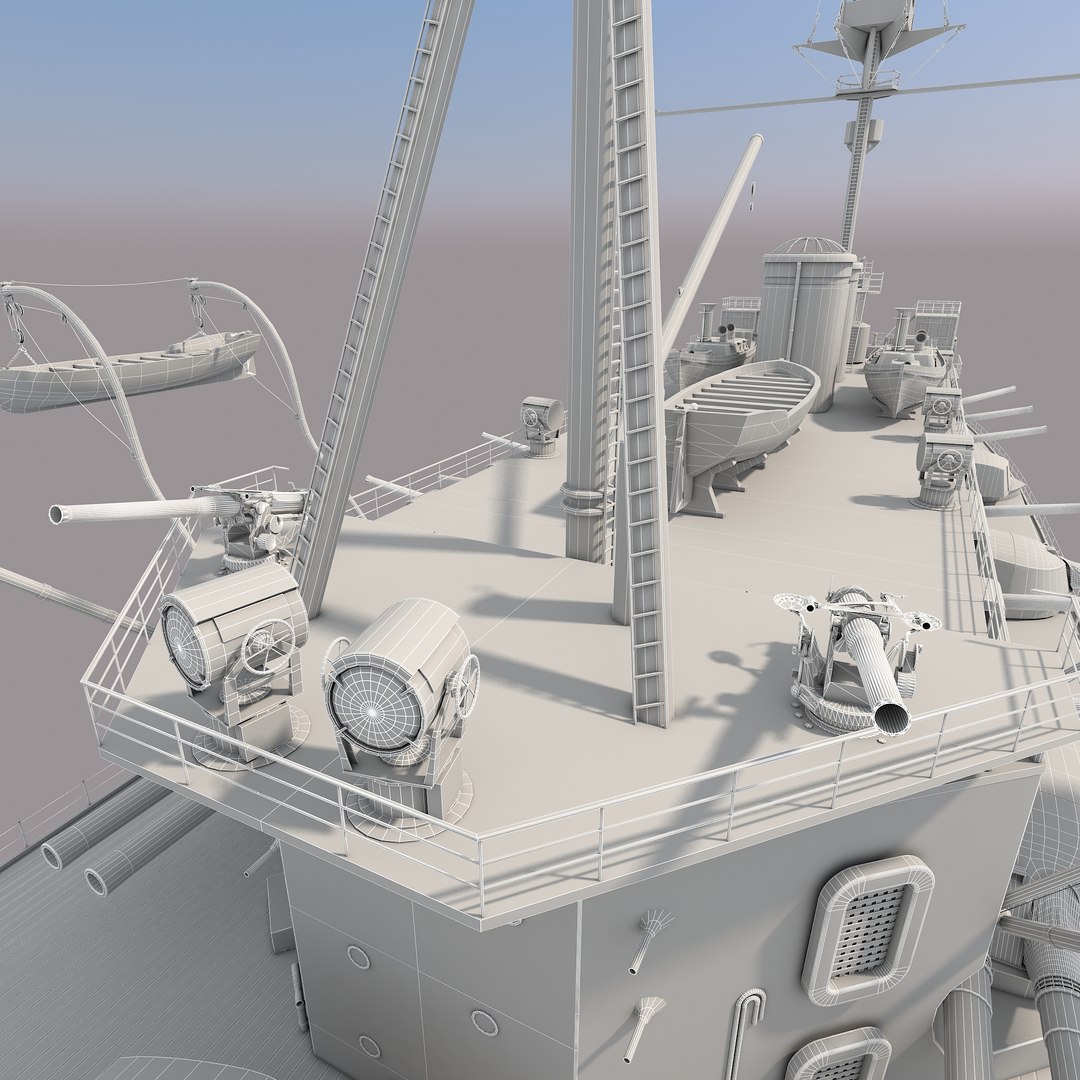 Battleship lord nelson 3D model - TurboSquid 1324569