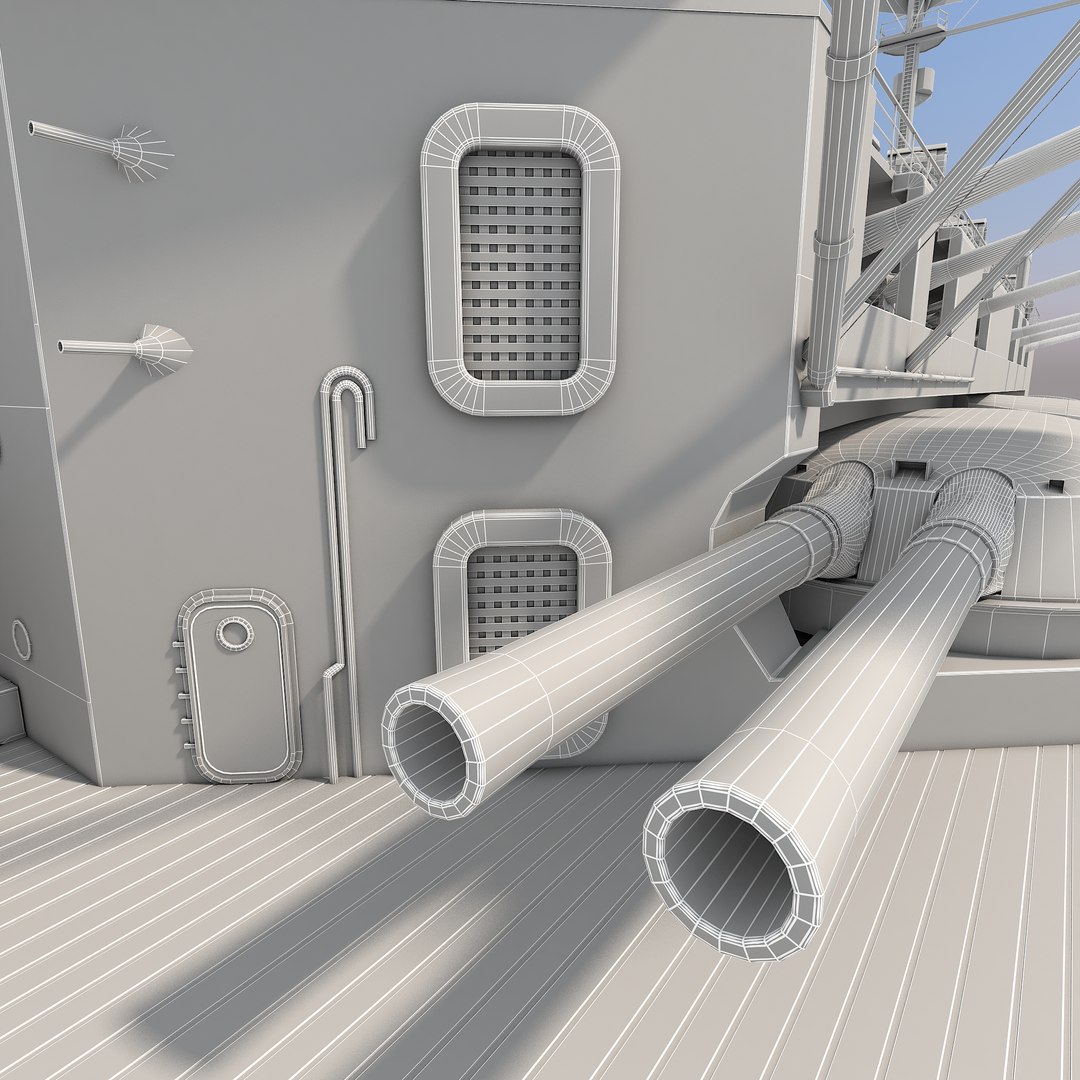 Battleship lord nelson 3D model - TurboSquid 1324569