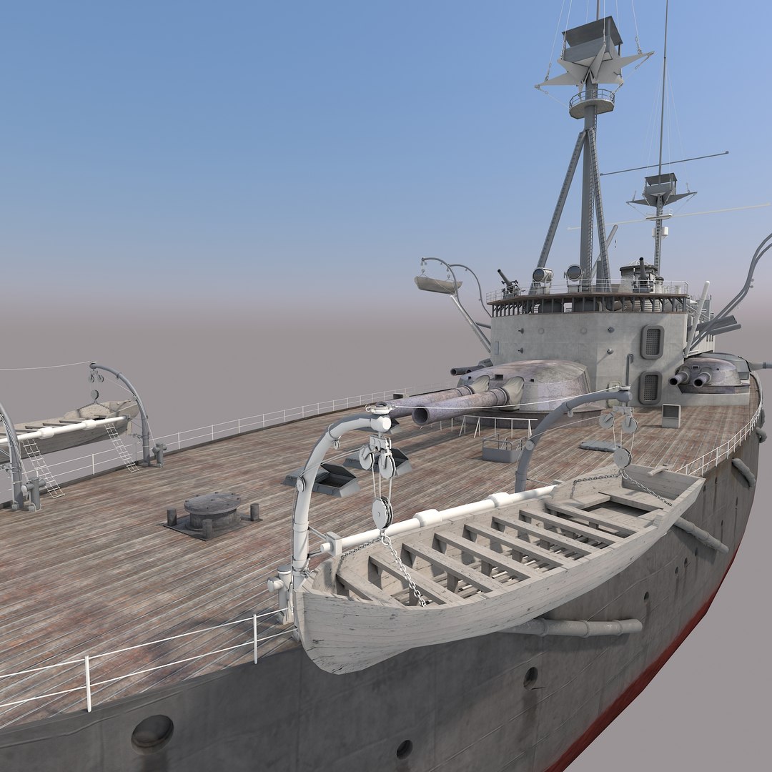 Battleship lord nelson 3D model - TurboSquid 1324569