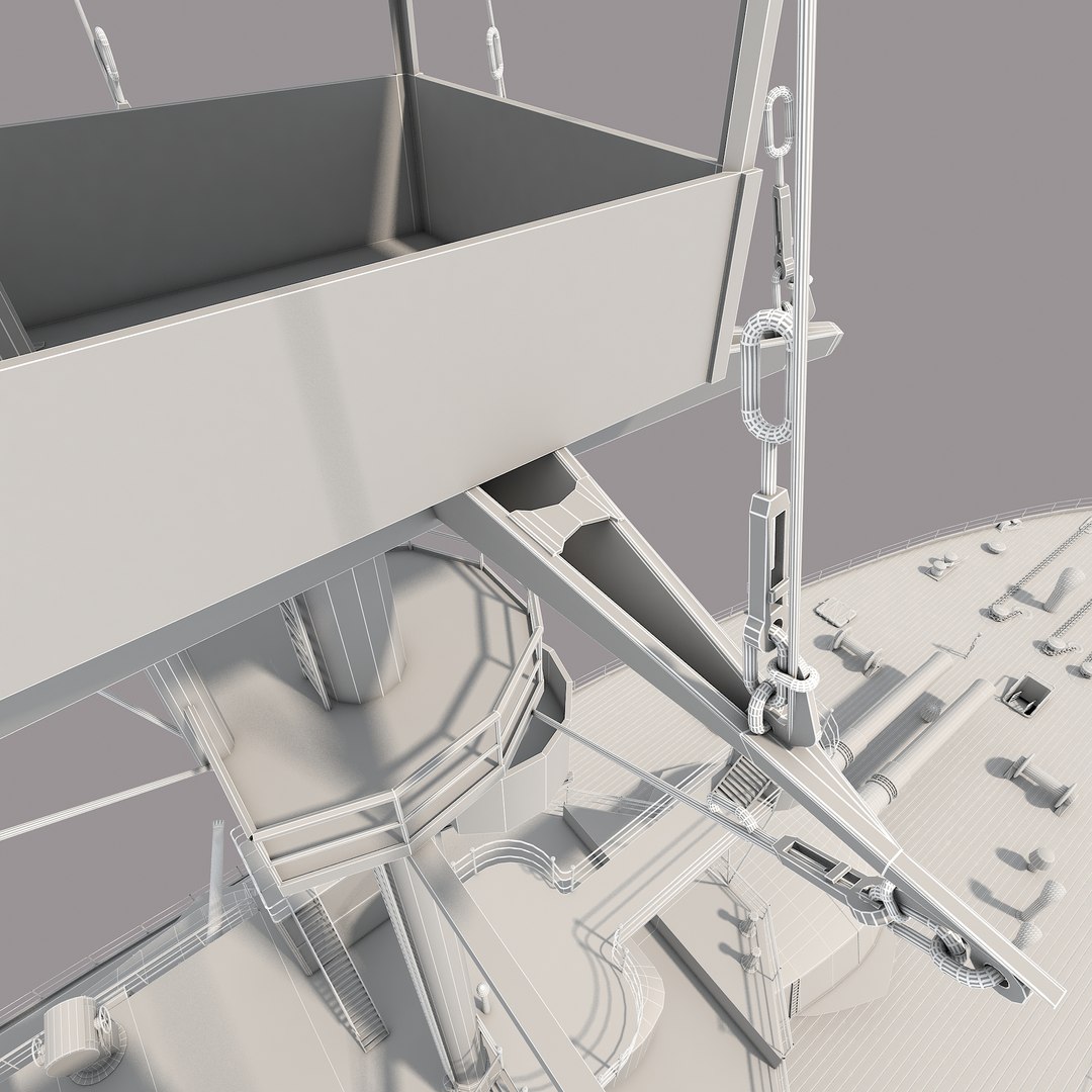 Battleship lord nelson 3D model - TurboSquid 1324569