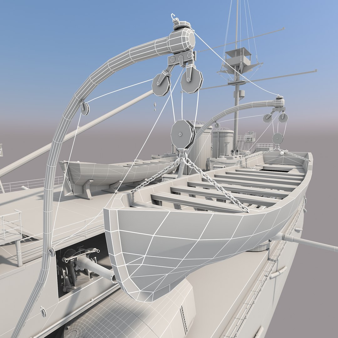 Battleship lord nelson 3D model - TurboSquid 1324569