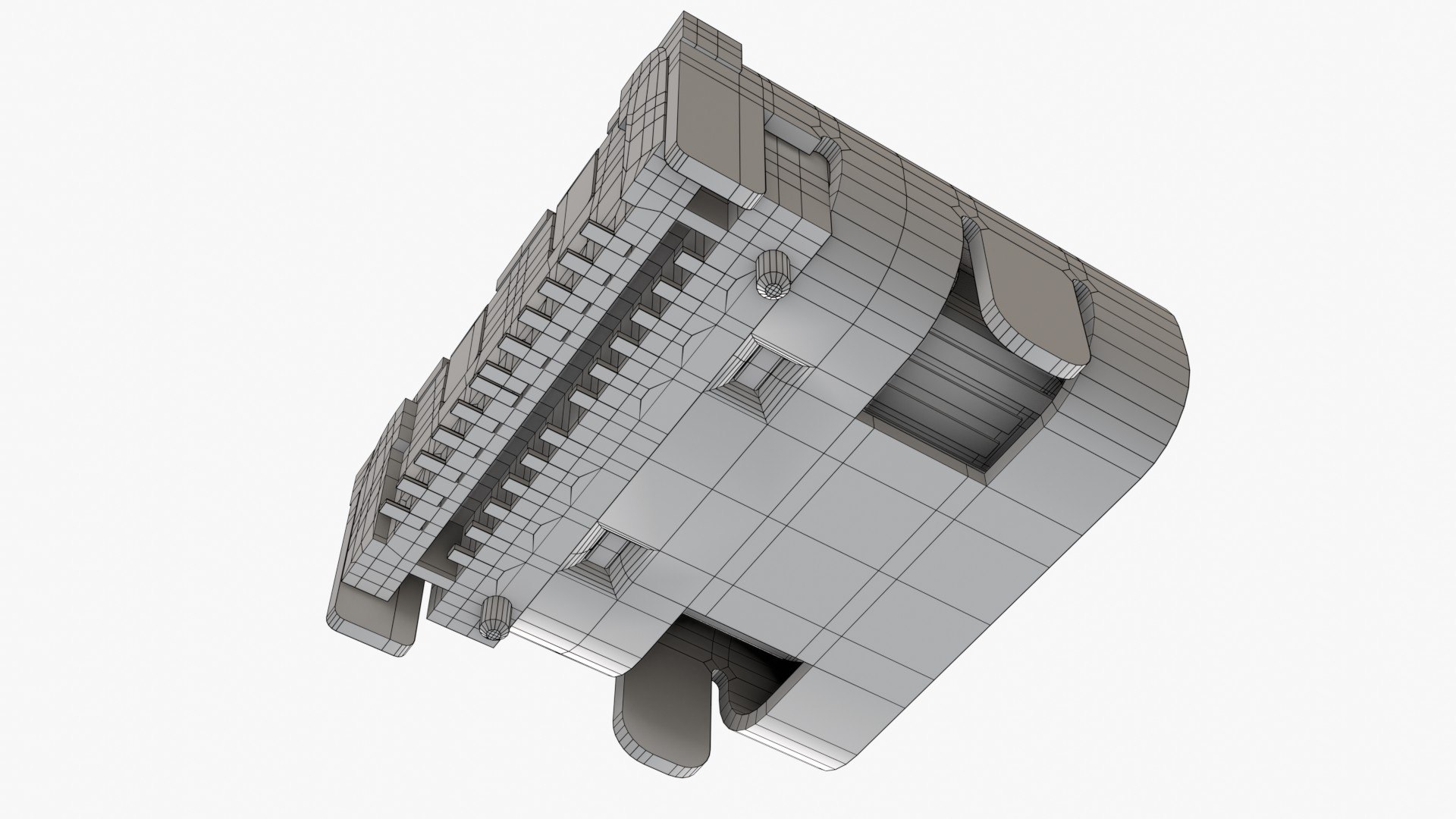 USB Type C Female Port 3D - TurboSquid 2375993