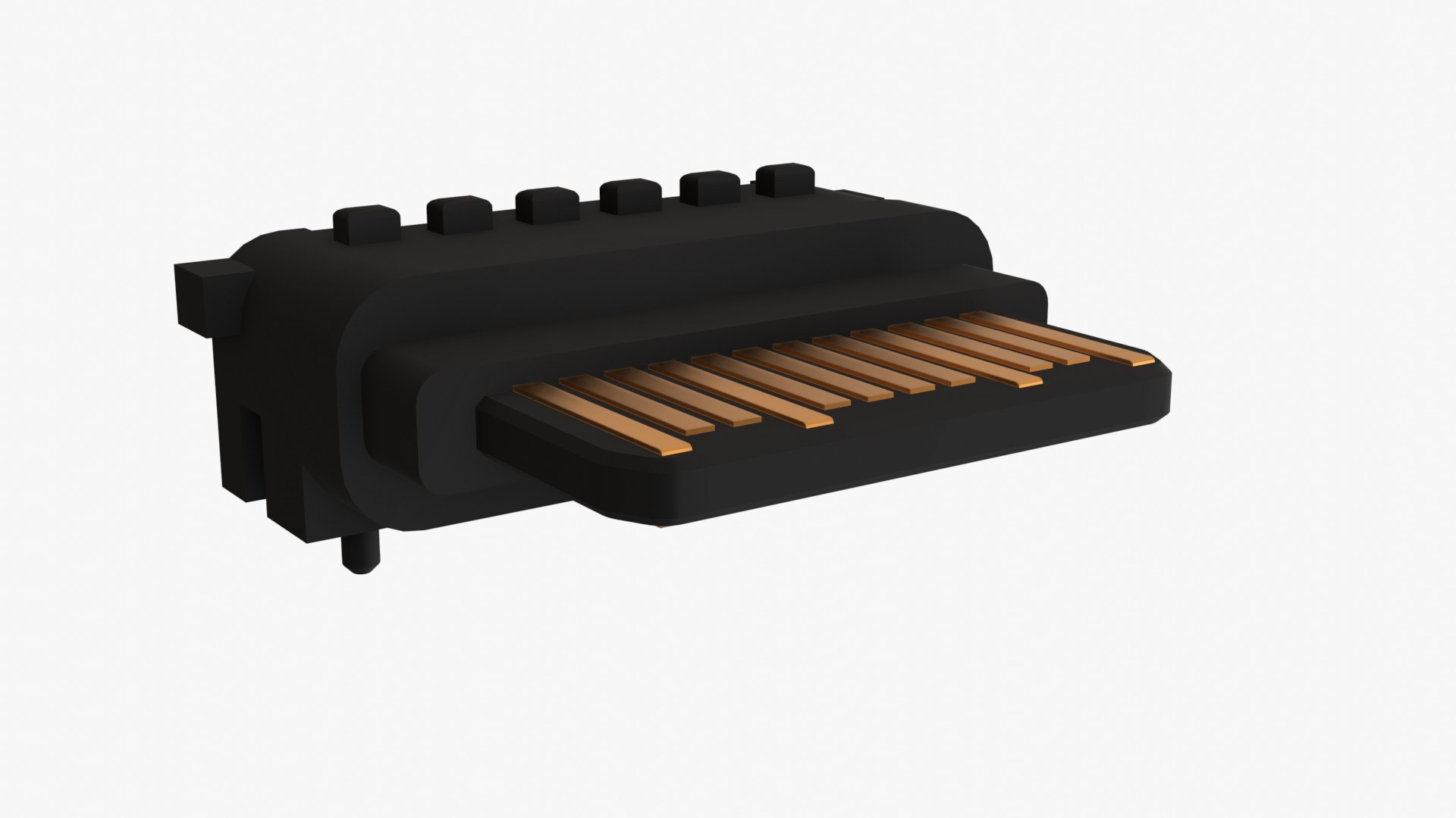 USB Type C Female Port 3D - TurboSquid 2375993