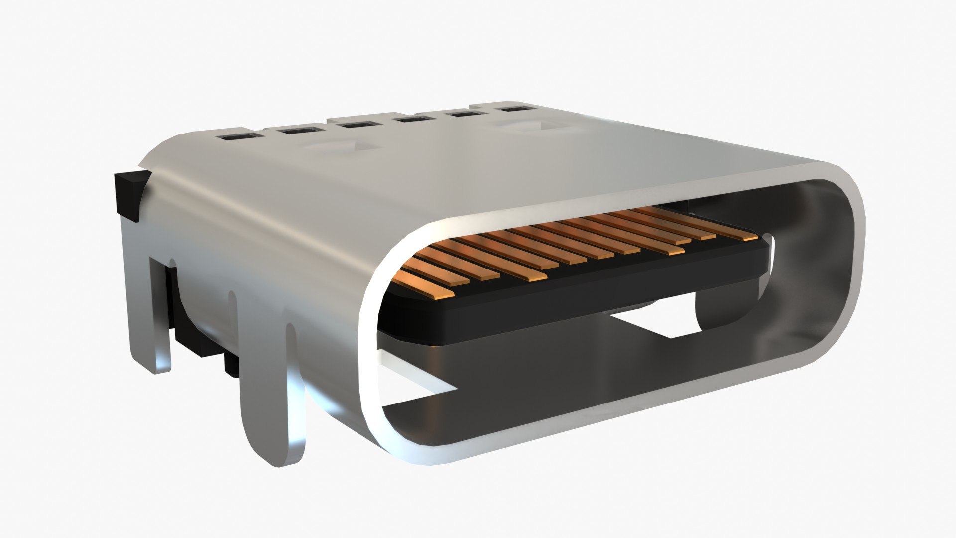 USB Type C Female Port 3D - TurboSquid 2375993