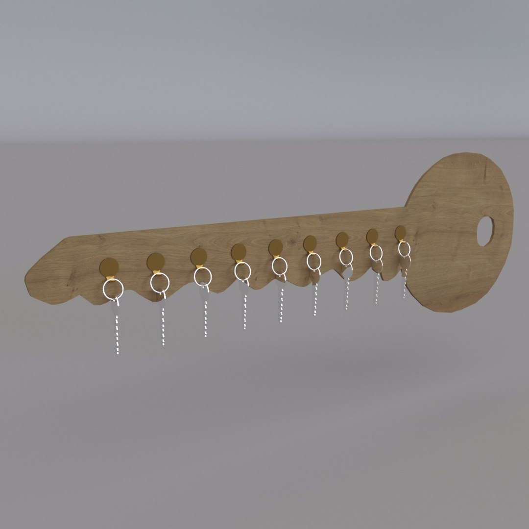 Key Chain 3D Model - TurboSquid 1964681