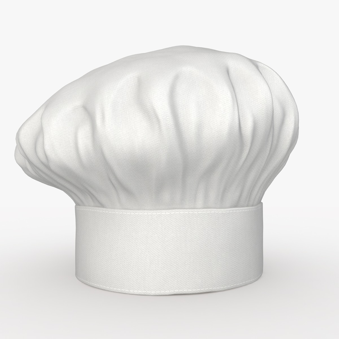 3d Realistic Chef Hat 05