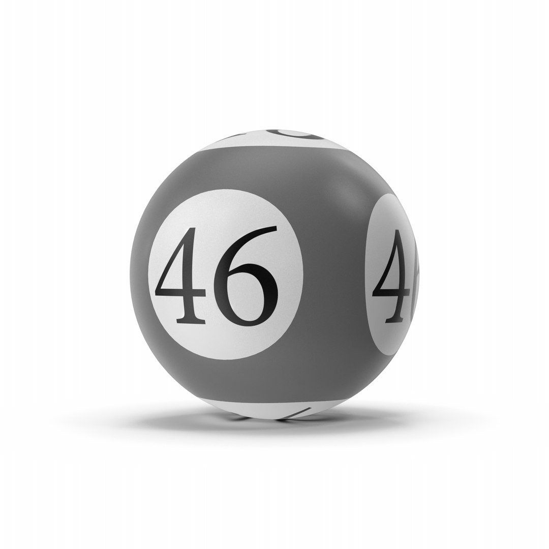 3D Bingo Ball 46 - TurboSquid 2415485