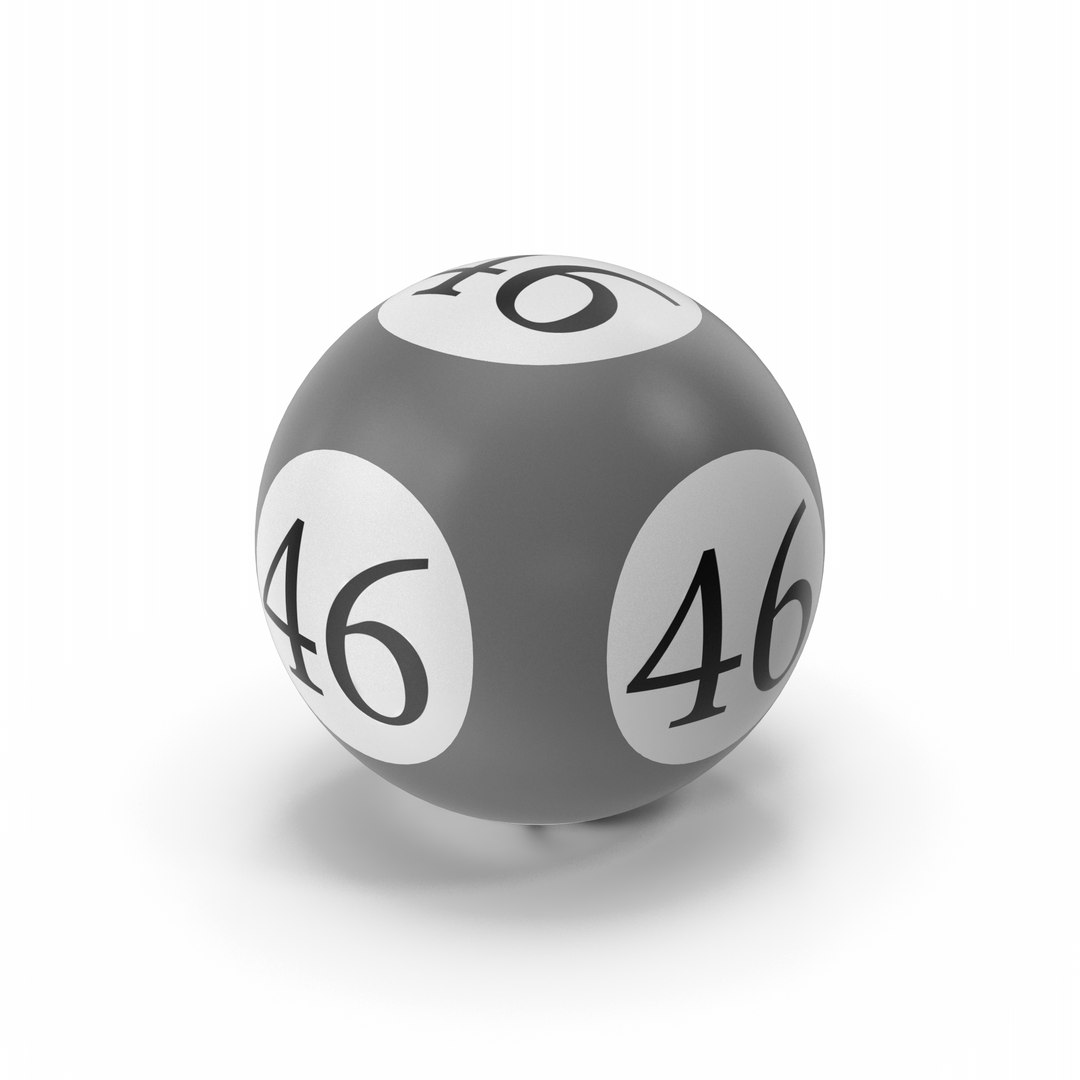 3D Bingo Ball 46 - TurboSquid 2415485