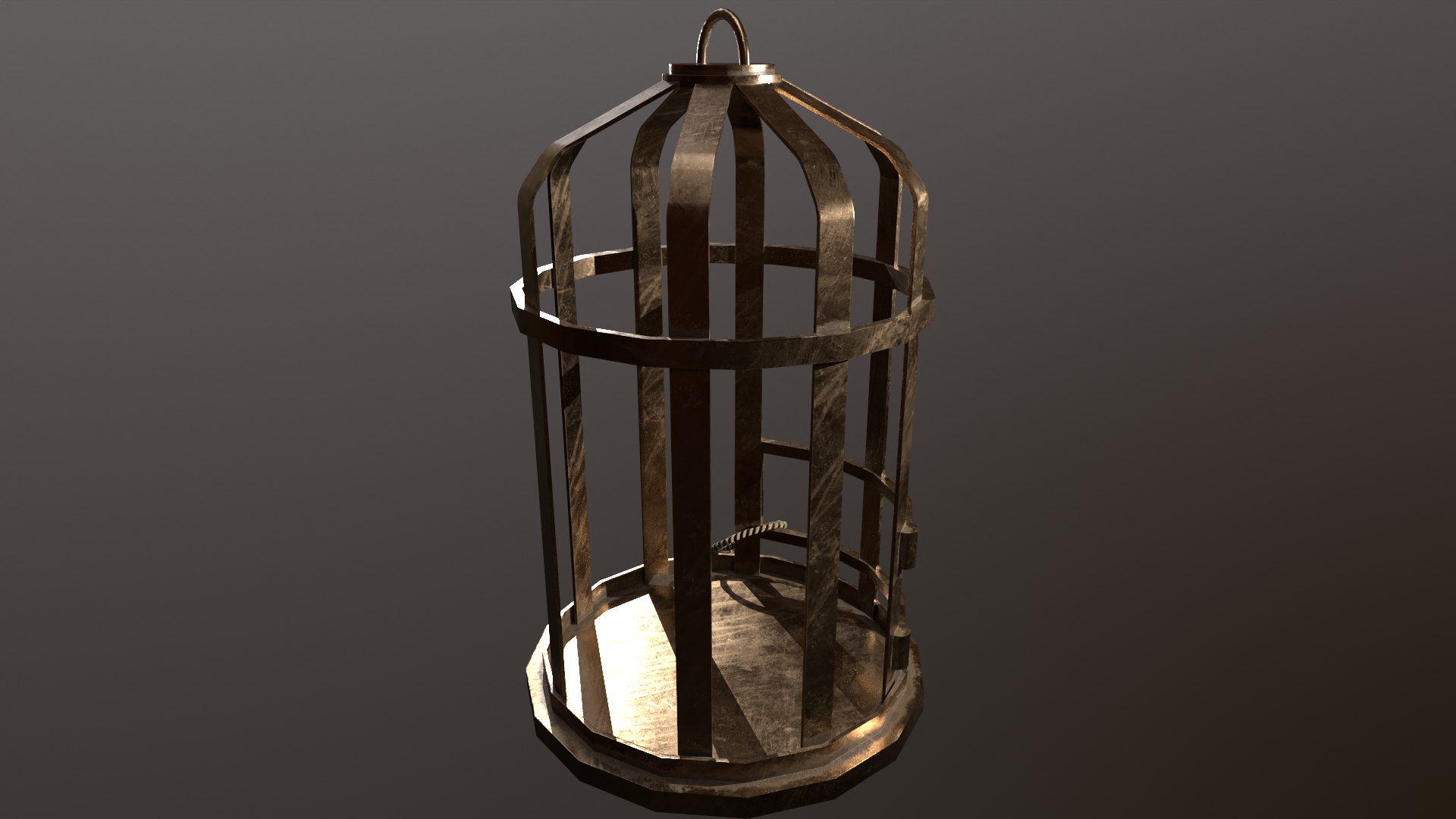 Bird Cage Game Ready Low Poly 3D Model 3D model - TurboSquid 1788390