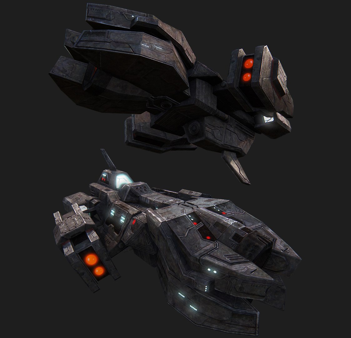 3D Science Fiction Spacecraft Model - TurboSquid 1471314