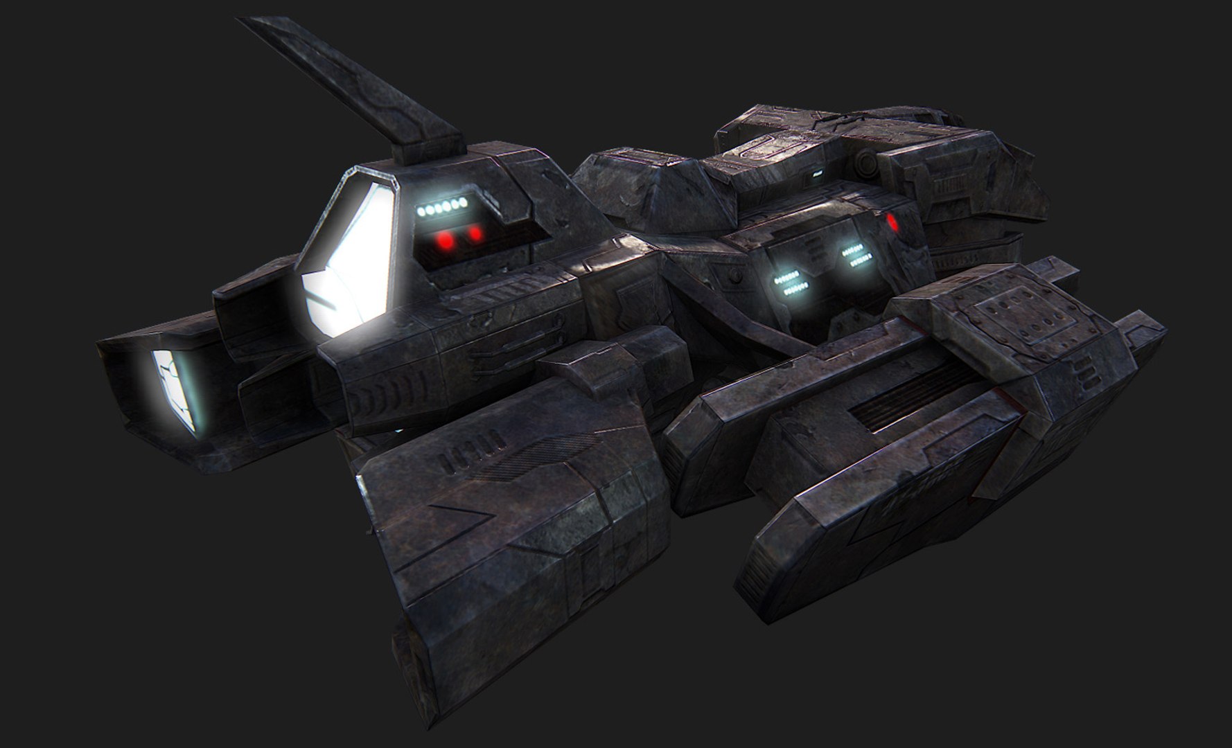 3D Science Fiction Spacecraft Model - TurboSquid 1471314