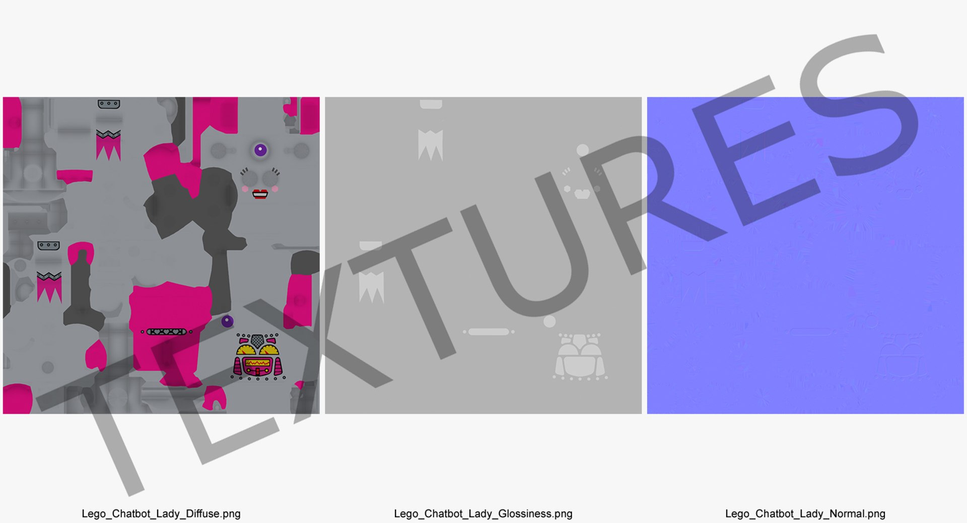 Lego Lady Robot Minifigure 3D Model - TurboSquid 1214476