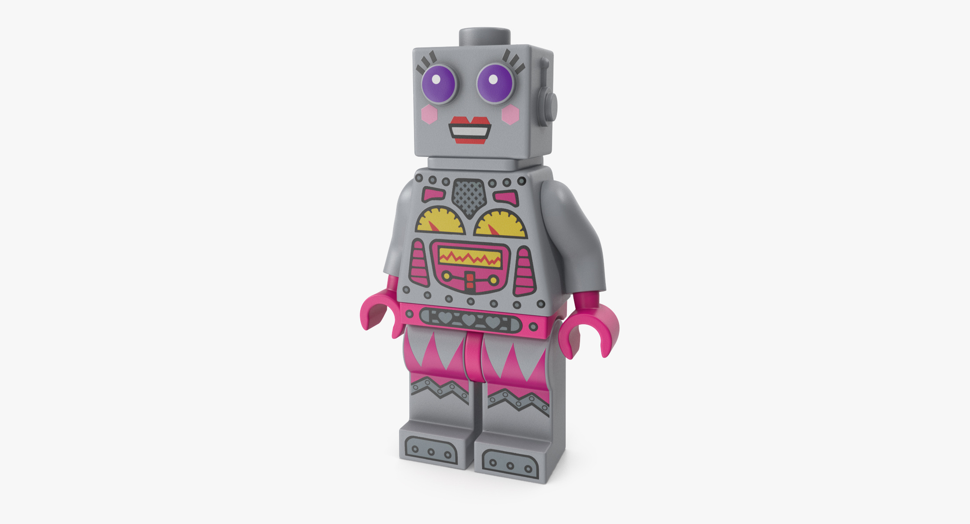 Lego Lady Robot Minifigure 3D Model - TurboSquid 1214476