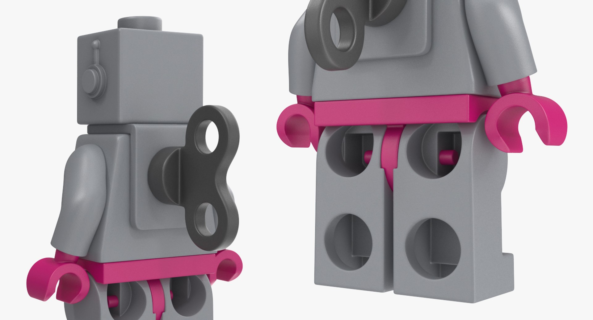 Lego Lady Robot Minifigure 3D Model - TurboSquid 1214476