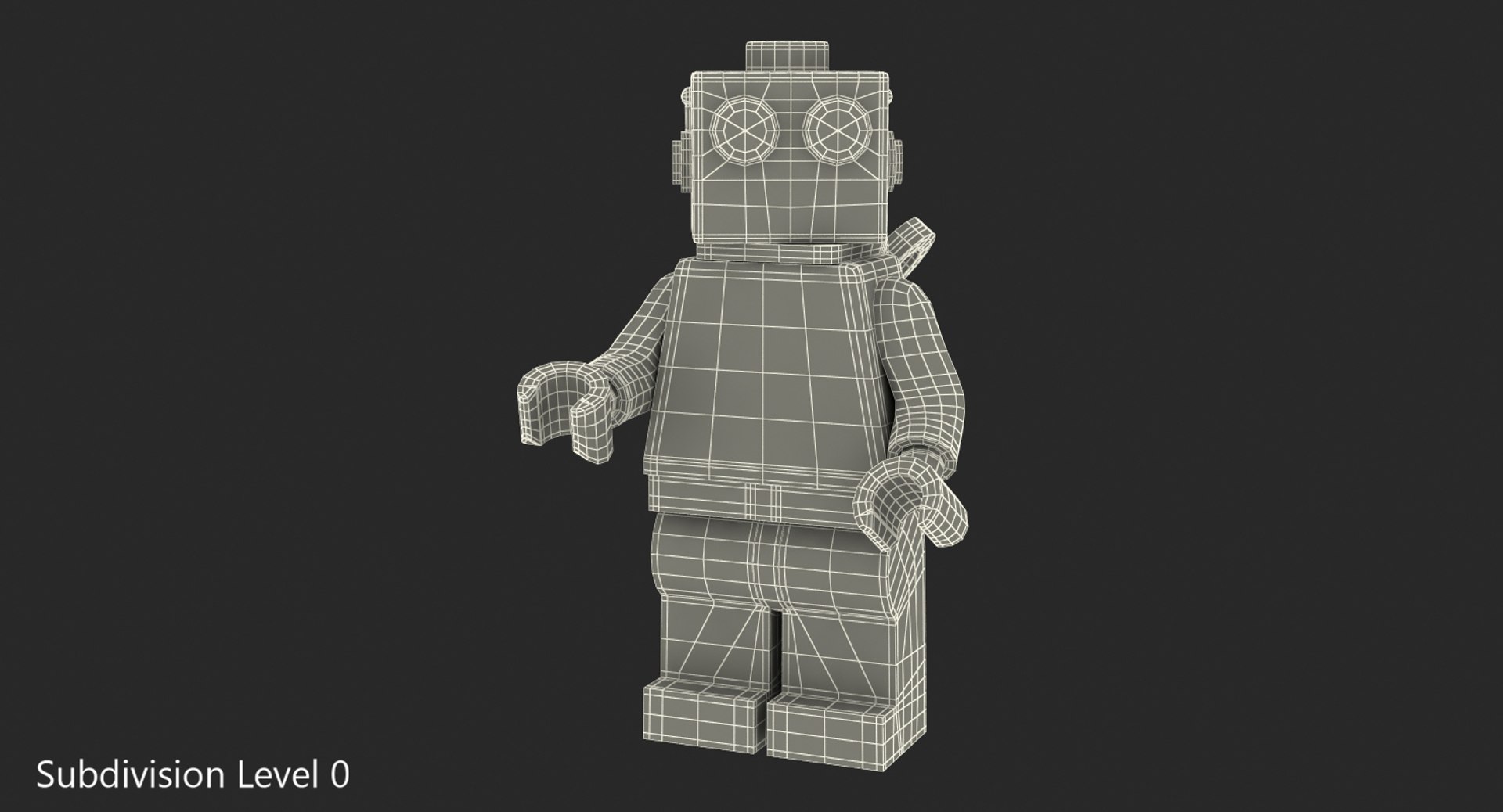 Lego Lady Robot Minifigure 3D Model - TurboSquid 1214476