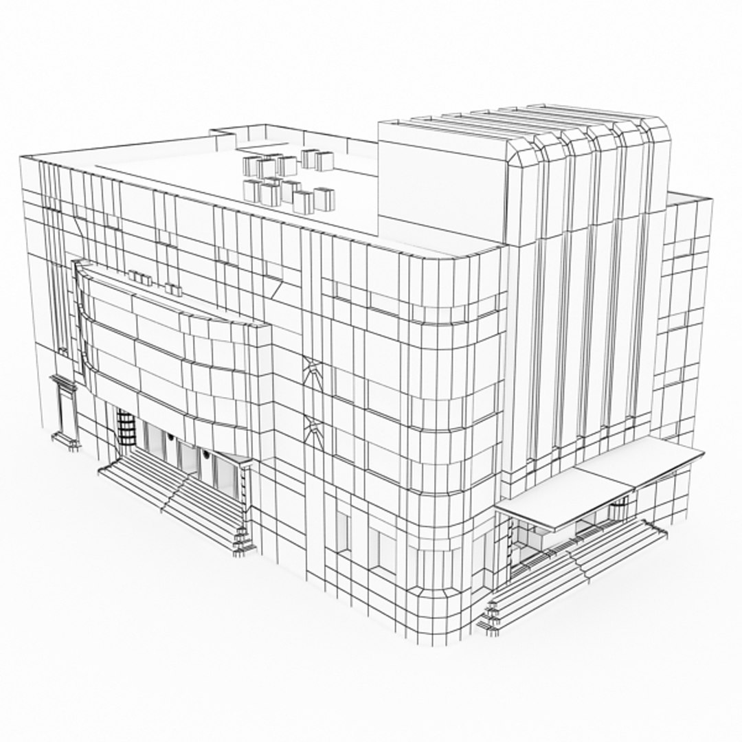 Photorealistic Building 15 3d Model