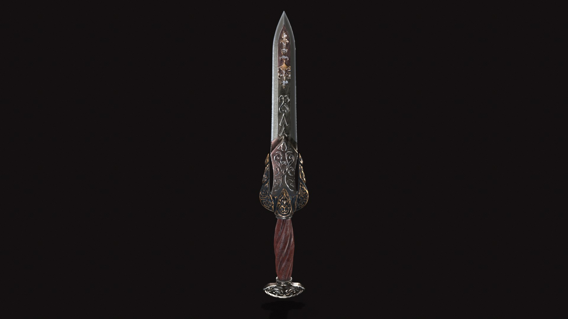 3D Model Fantasy Weapon Dagger 03 - TurboSquid 2357678