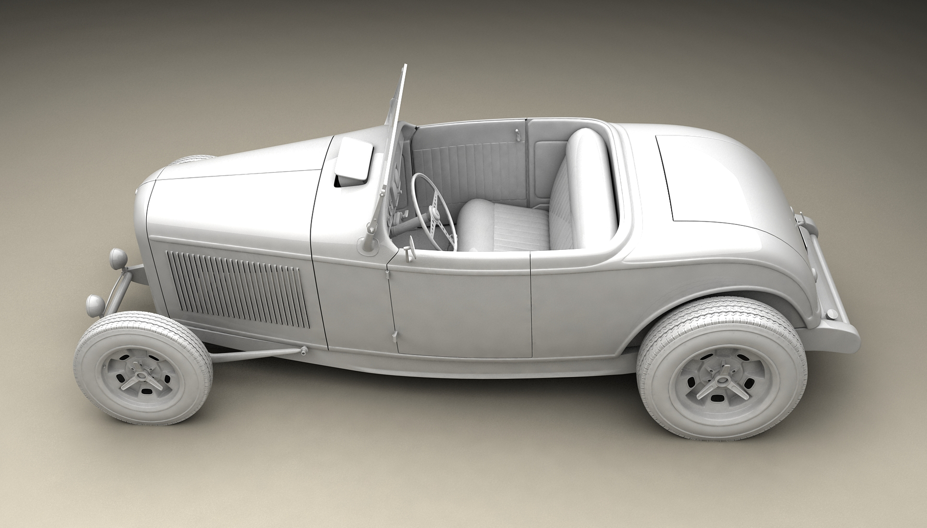 Hotrod 1932 3D model - TurboSquid 1672250