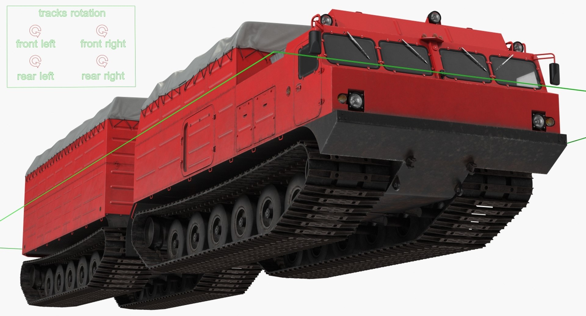 Research Articulated Tracked Vehicle 3D - TurboSquid 1226653
