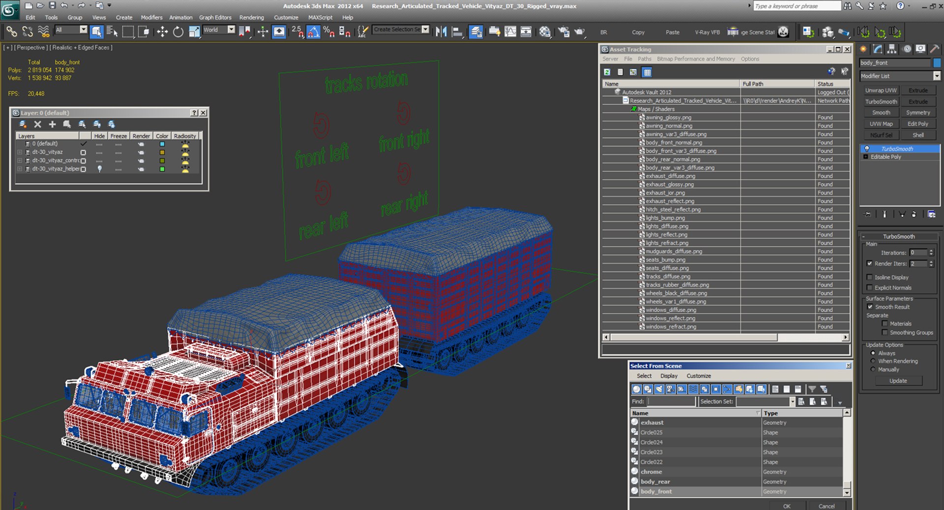 Research Articulated Tracked Vehicle 3D - TurboSquid 1226653